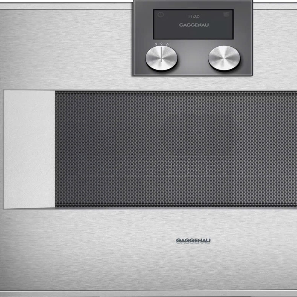 Lò nướng kết hợp vi sóng âm tủ Gaggenau BM450110 400 series-Thép không ...